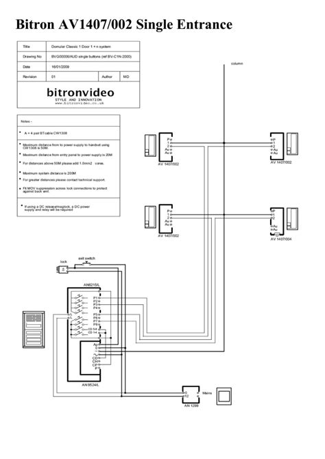 Bitron Installation Instructions Door Entry Direct Door Entry Access Control CCTV Gate