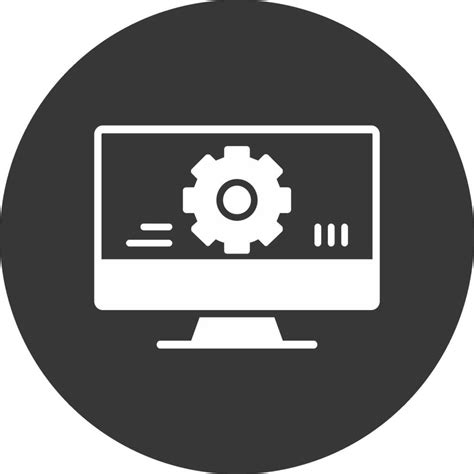 Monitoring Software Glyph Inverted Icon 43426782 Vector Art At Vecteezy