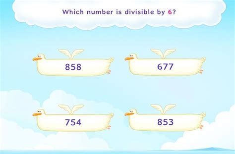 Choose The Divisible Number Game Math Games Splashlearn