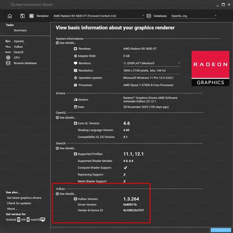 Cómo Saber Si Tengo Directx Opengl Vulkan Y Su Versión