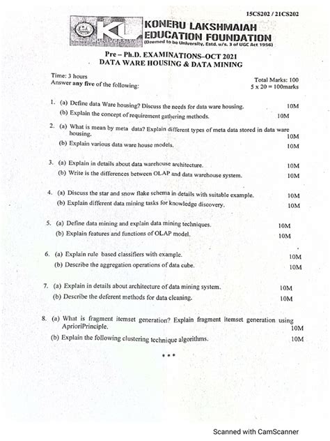Data Warehousing And Data Mining Pdf