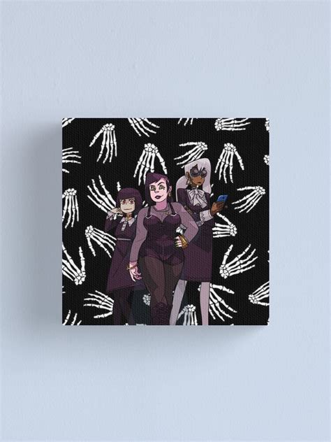 Monster Prom The Coven Canvas Print By Raybound420 Redbubble