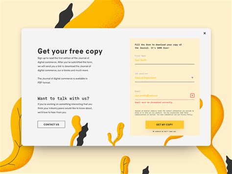 Popup Form Designs Themes Templates And Downloadable Graphic Elements