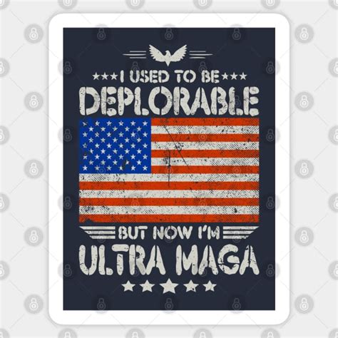 Ultra Maga Flag Republican Sticker Teepublic