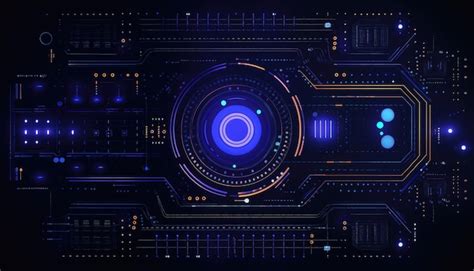 Premium Photo Abstract Technology Background Futuristic Interface