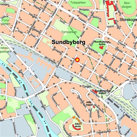 Karta över Sundbyberg Bild Karta över Sverige Geografisk Fysisk