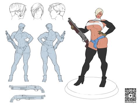 Meryl 3d Print Design By Dmitrys Hentai Foundry