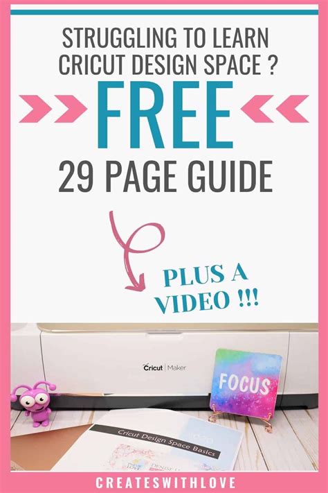 Cricut Design Space Tutorial Free 29 Page Guide For Beginners Learning How To Use Design Space