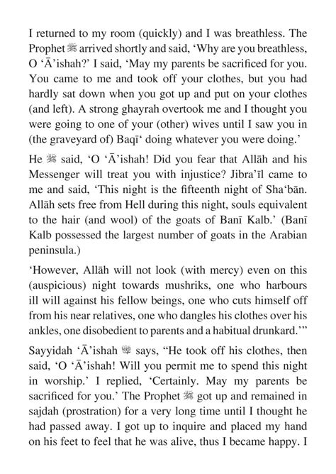 The Significance Of Shabān