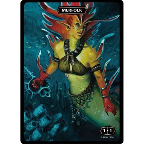 Merfolk Token Merfolk Fantasy Art Illustrations Elf Warrior