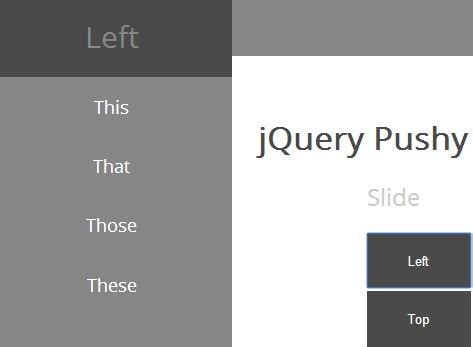 Mobile Push Menu With Jquery And Css Transitions Jquery Plugin