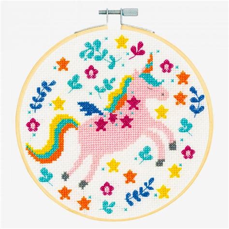 Dmc Cross Stitch Kit Unicorn Artofit