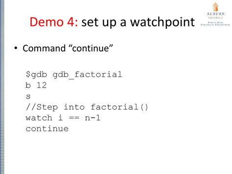 Comp 2710 Software Construction Introduction To Gdb Ppt Download