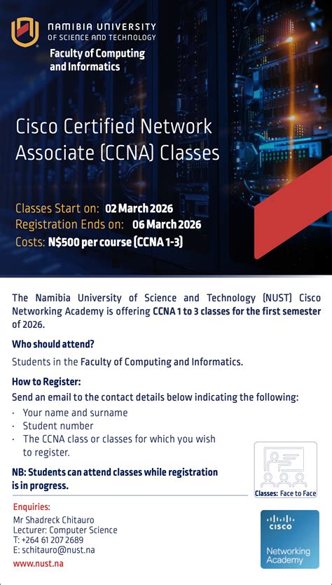 Cisco Certified Network Associate Ccna Classes Faculty Of Computing