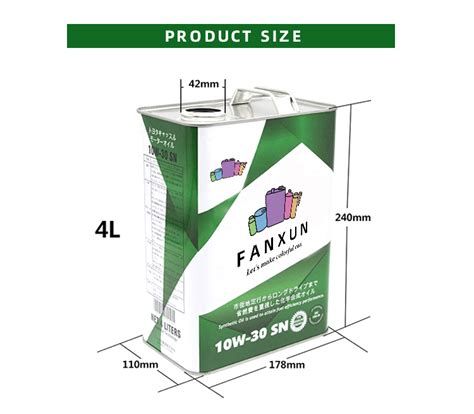 Engine Lubricant Tin Can Practical Analysis Fanxuncan