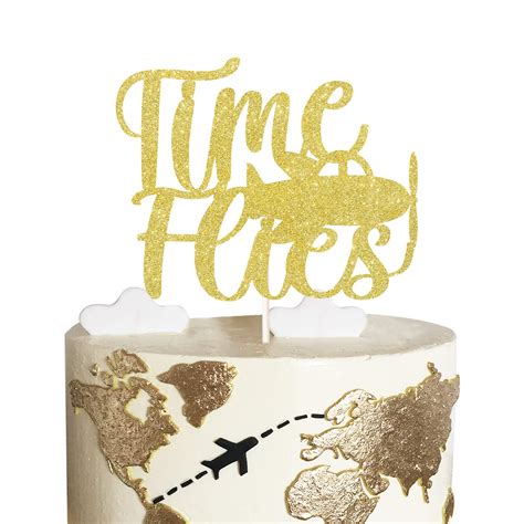 Buy Time Flies Cake Topper Time Flies Birthday Party Supplies