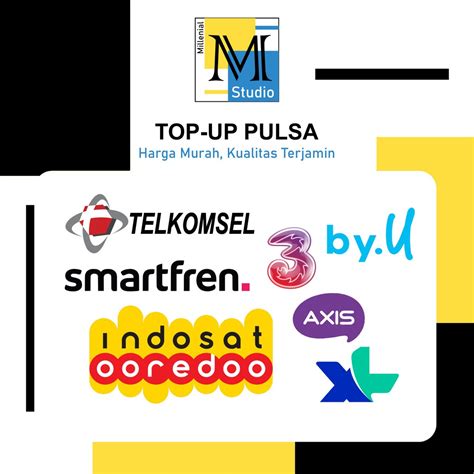 Jual Pulsa All Operator 3 Telkomsel XL Axis Byu Smartfren