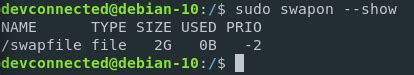 How To Add Swap Space On Debian 10 Buster Devconnected