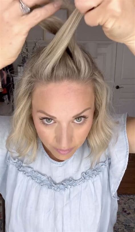 Pin By Therese Ohlsson On Hår Easy Hair Updos Hairdos For Short Hair