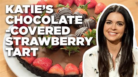 Katie Lee Biegels Chocolate Covered Strawberry Tart The Kitchen