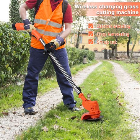 Fogcroll Weed Wacker String Trimmer Cordless Edger Weed Trimmer Metal