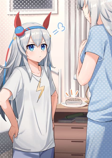 タマモクロスウマ娘 「ついに我慢できなかった怪物 ウマ娘 」大江山のイラスト