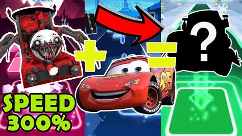 Choo Choo Charles Vs Cars Lightning Mcqueen Vs Secret Character Tiles