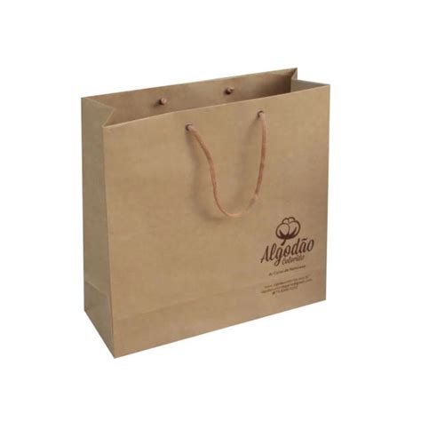 Sacola De Papel Kraft Personalizada Veja Mais Na Garden