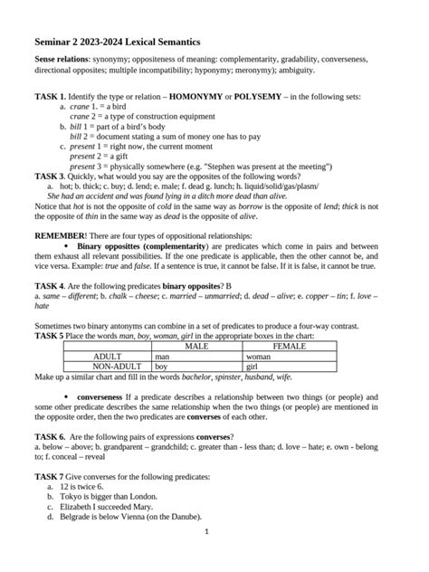Seminar 2 Pdf Grammar Linguistics