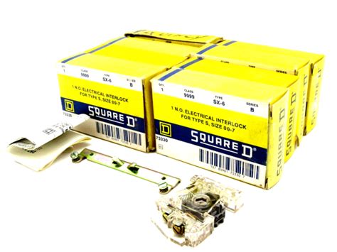 New Lot Of 8 Sqaure D 9999 Sx 6 Electrical Interlock Kit Series B