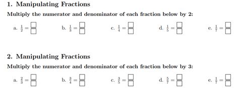 Manipulating And Calculating With Fractions