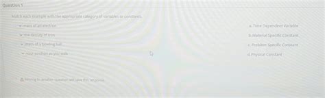 solved question 1match each example with the appropriate