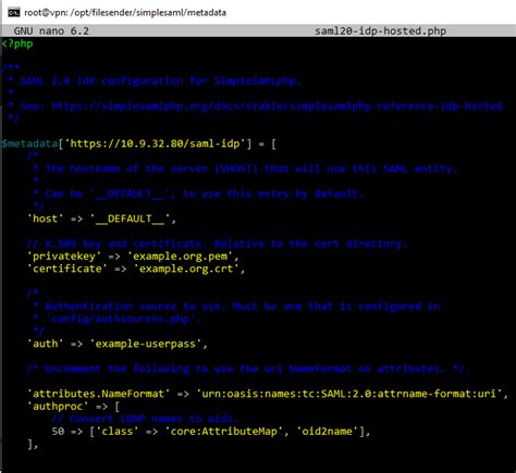 Attribute Of Authentication Sp Not Found · Issue 1478 · Filesender