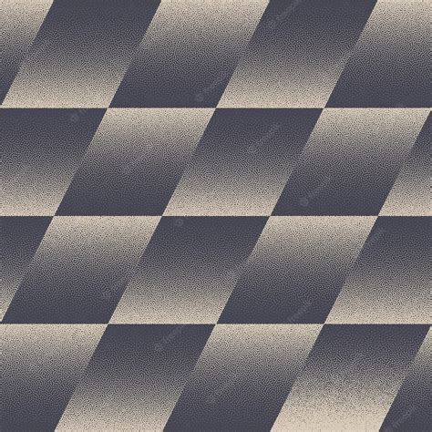 Premium Vector Modern Chequered Incline Structure Seamless Pattern Vector Dotwork Background