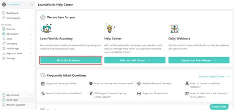 How to Access your LearnWorlds’ Academy : LearnWorlds Help Center