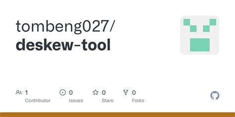 Github Tombeng027deskew Tool