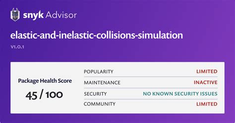 Elastic And Inelastic Collisions Simulation Npm Package Snyk