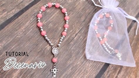 Tutorial DECENARIO O Mini Rosario IDEA SOUVENIR YouTube Rosarios