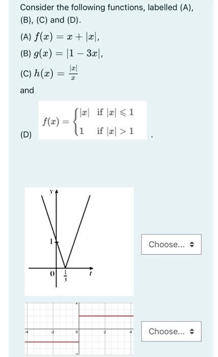 Solved A Function Is Called A Piecewise Defined Function If