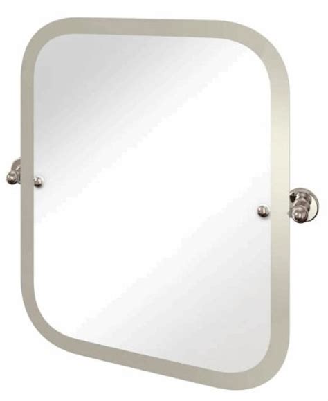 Burlington Rectangular Swivel Mirror In Nickel Low Price