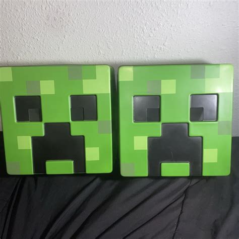 Minecraft Creeper Mask 9 In X 9 Lotbundle Of 2 Gem