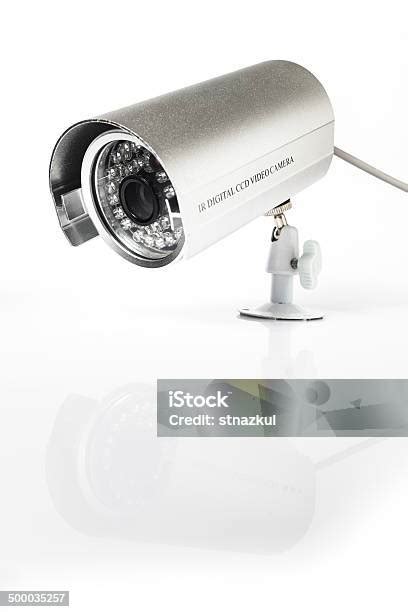 Cctv 카메라를 감시 격리 흰색 배경의 감시에 대한 스톡 사진 및 기타 이미지 감시 검사 보기 경찰관 Istock