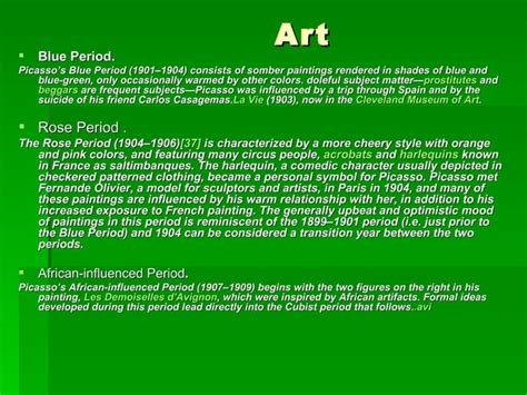 Pablo Picasso Power Point Ppt