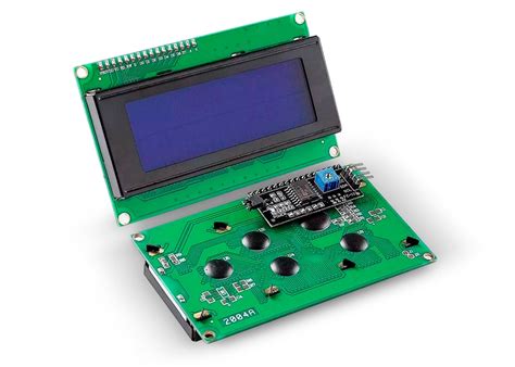 display lcd 2004 i2c serie backlight azul 20x4 ef componentes