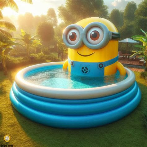 Decorating Your Inflatable Minion Pool Area Fun Ideas For A Minion Themed Oasis Tran Duy
