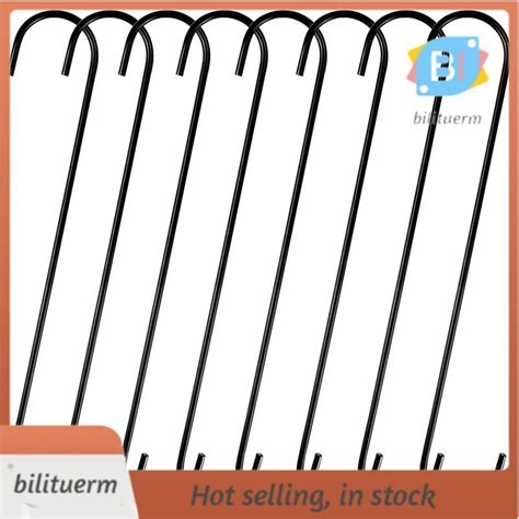 [bilituerm]12 Inch 10 Pack Extra Large S Hooks For Hanging Plant Tree