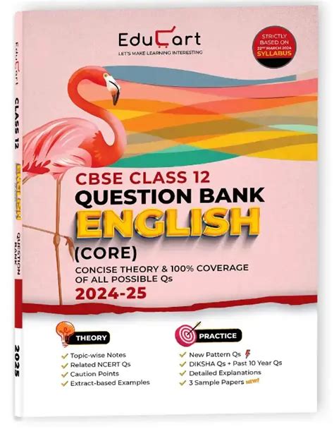 Educart Cbse Question Bank Class 12 English Core 2024 25 As Per Latest