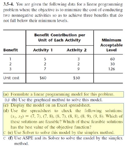 Solved Please Solve Using Excel Table Method Showing