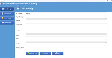 Download Aplikasi Pencatatan Inventaris Ms Acces 2022