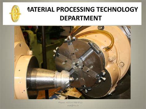 Ppt Material Processing Technology Department Powerpoint Presentation